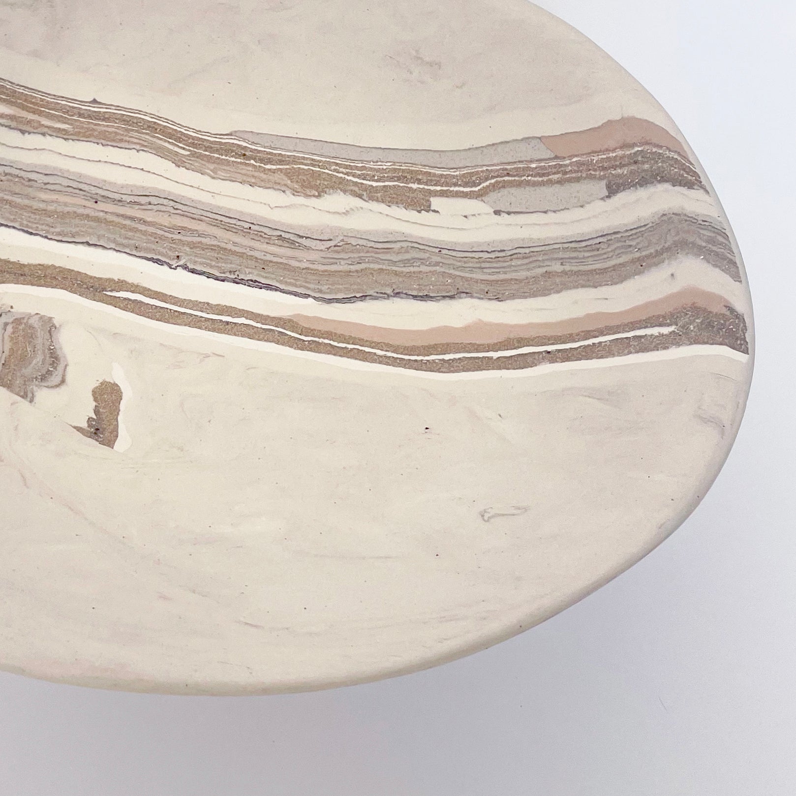 Large Footed Nerikomi Bowl – SWALŌ Ceramics